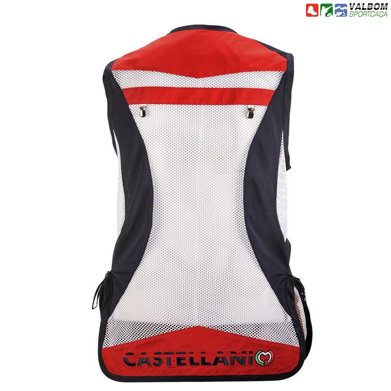 CASTELLANI RIO MESH VEST Vermelho